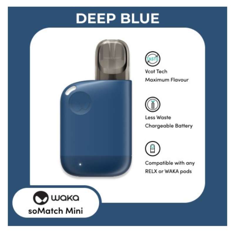 Jual Waka Somatch Mini Device - Deep Blue Di Seller Relx Gd Official ...