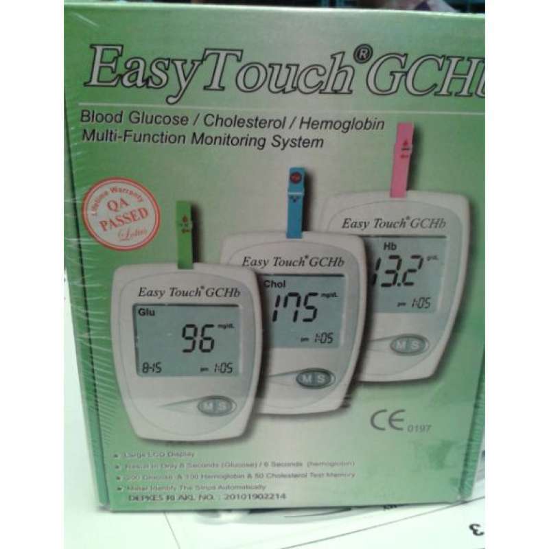 Jual Easy Touch Alat Cek Gula Darah Kolesterol Dan Hb di Seller Gadget ...