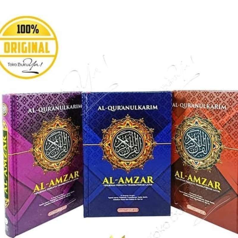 Jual Al-Quran AL-AMZAR A5 Terjemah Perkata Tajwid Warna Transliterasi latin di Seller Laris ...