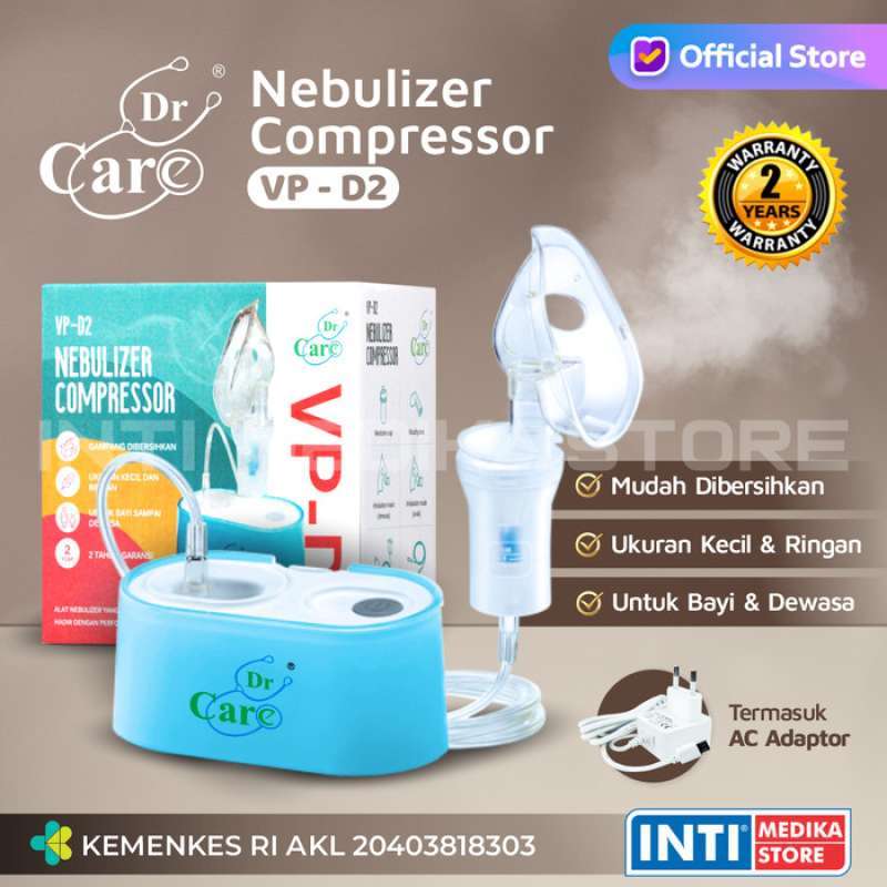 Promo Dr Care - Nebulizer Compressor Vp D2 | Alat Terapi Uap | Terapi ...