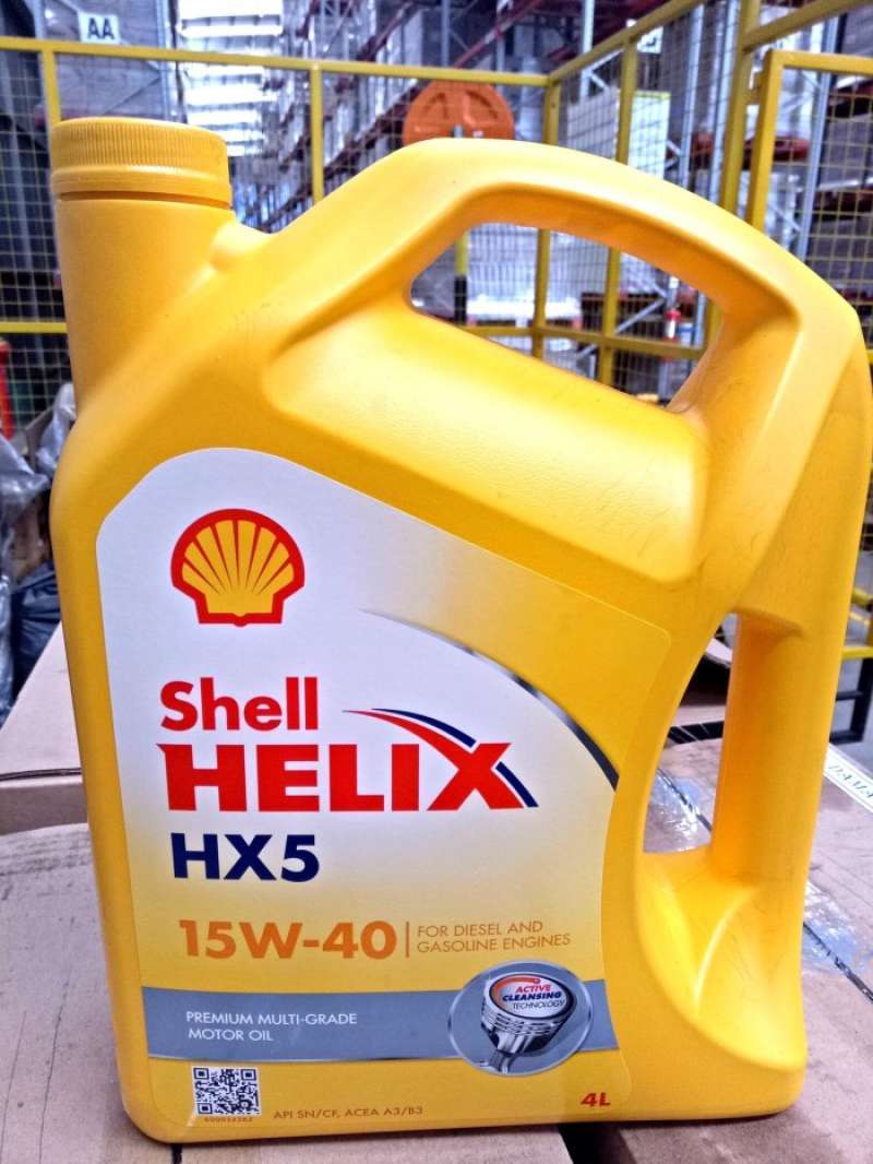 Promo Shell Helix Hx5 15w-40 Oli Pelumas Mesin Mobil 4l 15w40 Diskon 23 ...