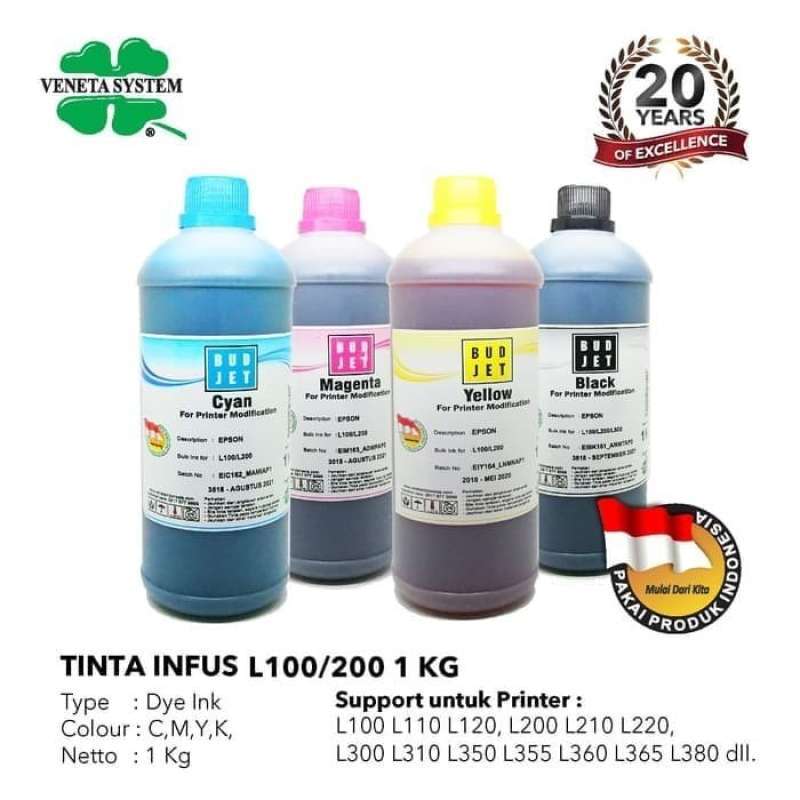 Promo Veneta System Ciss Budjet Epson L Series - Tinta Infus Epson ...