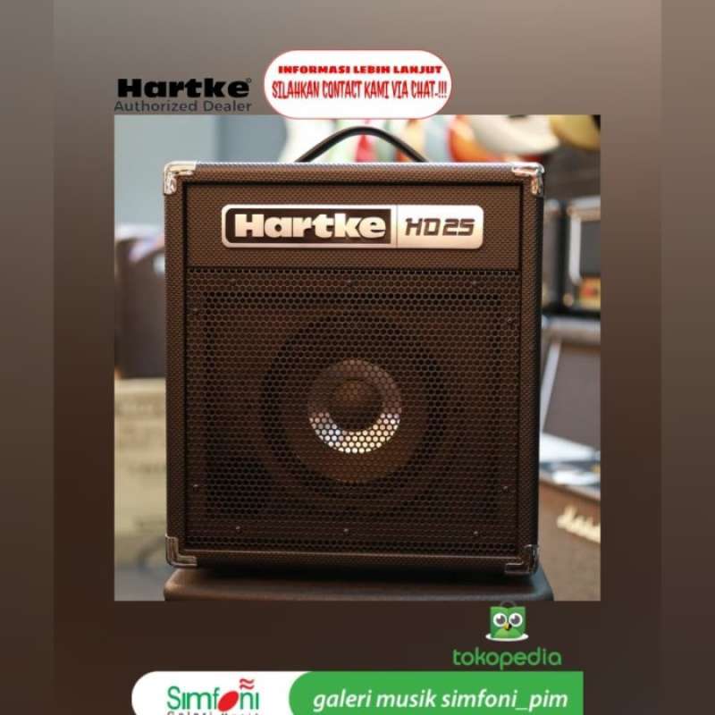 Promo HARTKE HYDRIVE HD25 Bass Amplifier Combo 25 Watt Diskon 23% di ...