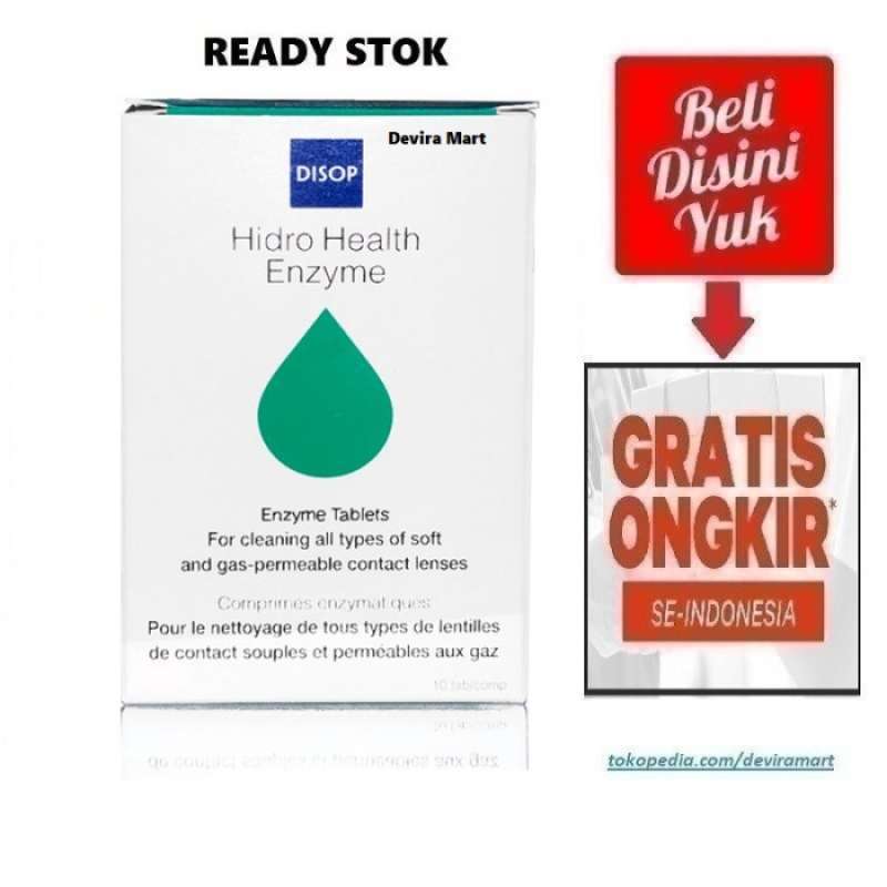 Promo Disop Hidro Health Enzyme Isi 10 Tablets Enzim Hidrogen Hydro Healthy Diskon 33% Di Seller ...