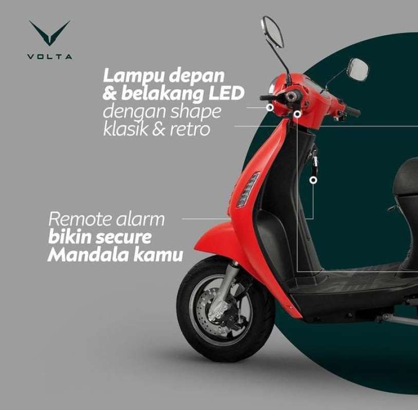 Jual Volta Mandala Lite Sepeda Motor Listrik - White Di Seller Volta ...