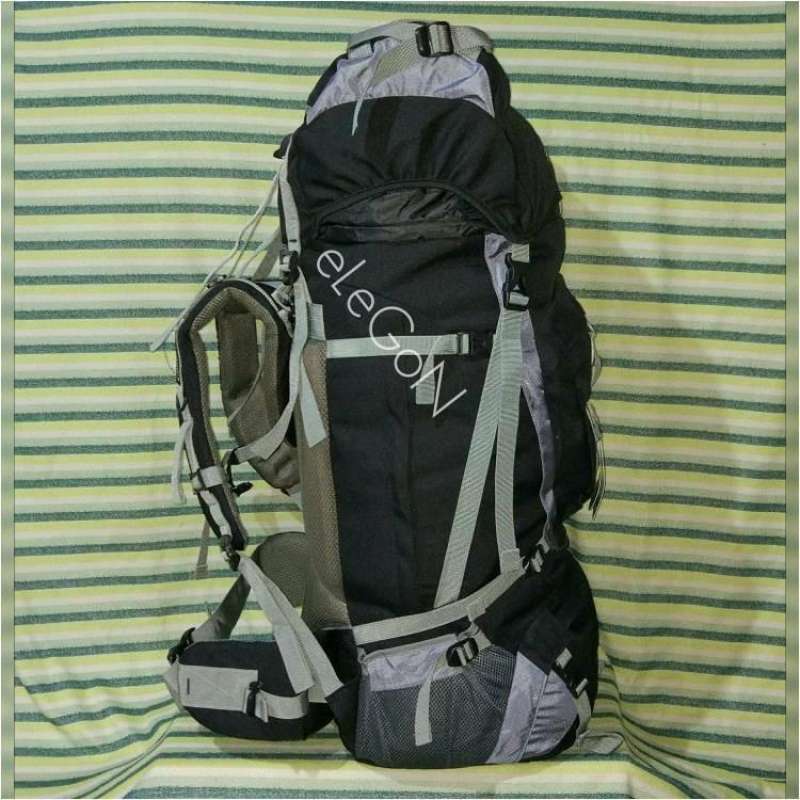 Jual Carrier Keril Tas Gunung Sioux 80 Liter Hitam Ori Not Eiger, Jws, Tnf Di Seller Elegon ...