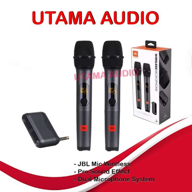 Jual Jbl Mic Wireless Set Portable 2 Microphone Partybox Garansi Resmi ...
