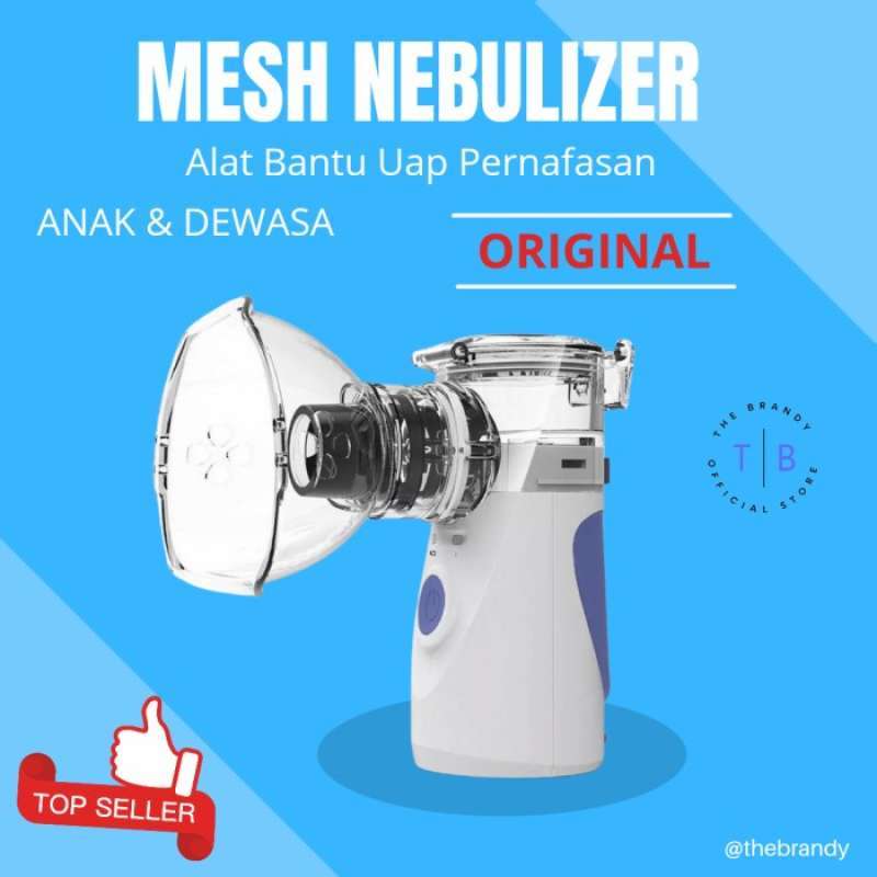 Promo Ori Portable Mesh Nebulizer Alat Uap Bantu Pernafasan Asma ...