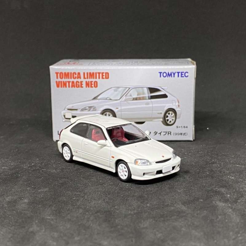 Jual Tomica Limited Vintage Tlv Neo 165c Honda Civic 99 Type R Putih Di ...