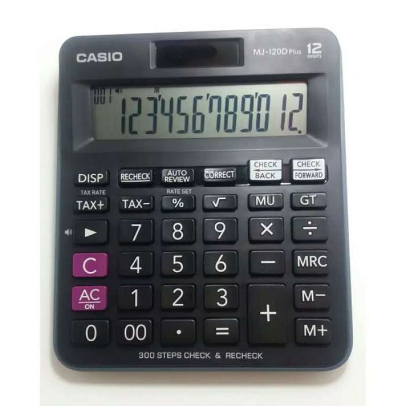 Promo Kalkulator/calculator Casio Mj 120d~chek&corect# Casio Diskon 23% ...
