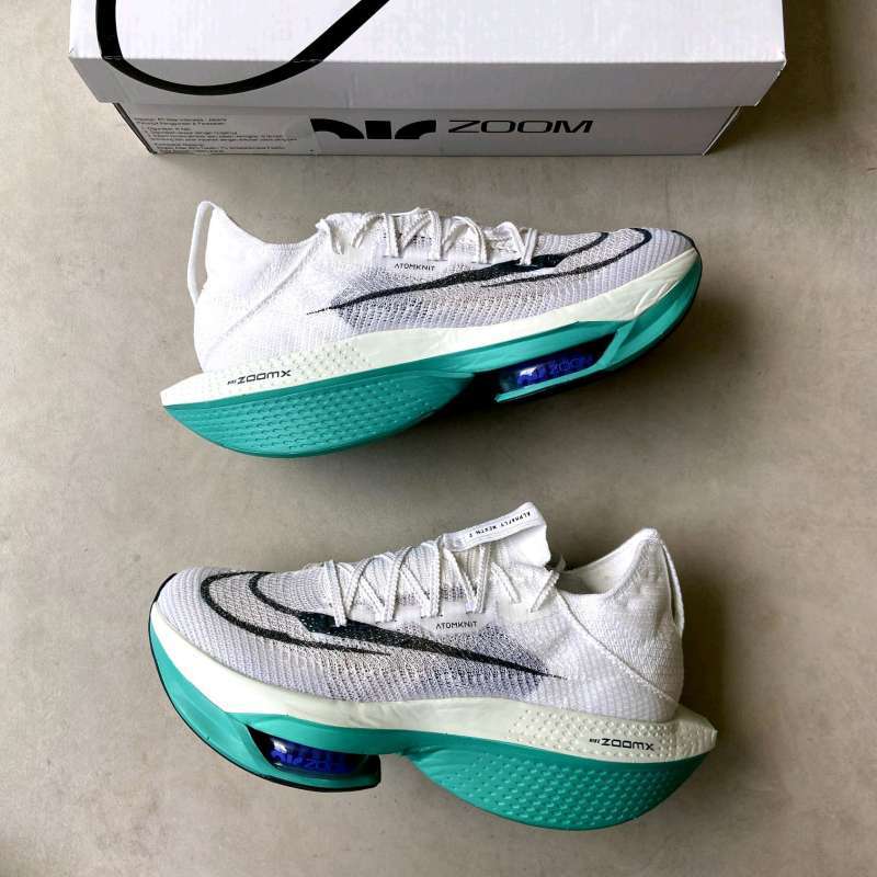 Jual Nike Air Zoom Alphafly Next% 2 White Deep Jungle || turquoise jade ...