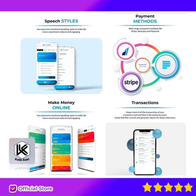 Jual Soource Code Aplikasi Espeech - Text To Speech Flutter Full App By Kodeaset Di Seller ...