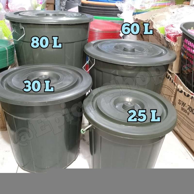 Jual Ember Polaris 25 Liter,30l,60l & 80 Liter / Ember Plastik + Tutup ...