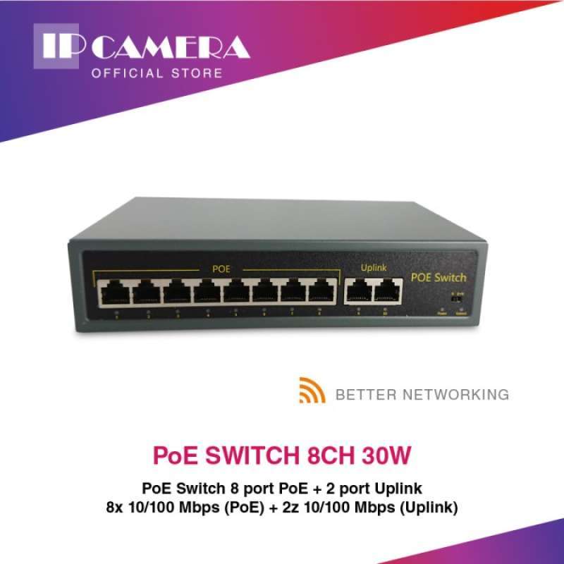 Promo Poe Switch Glenz 8 Port + 2 Port Uplink Diskon 23% Di Seller ...