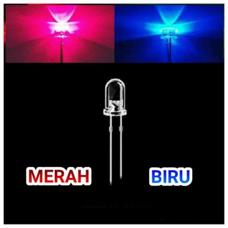 Jual Lampu Led Kedip Berubah Warna Merah Biru Led 5mm Superbright 5 Mm ...