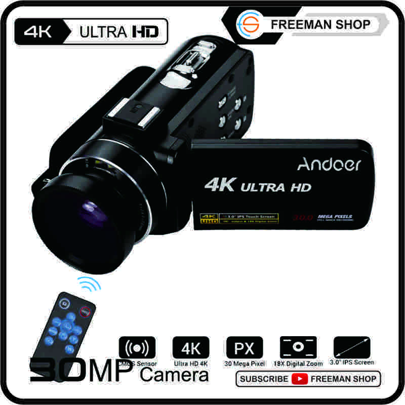 Jual Andoer Kamera Video 4K Digital CMOS Sensor Camcorder dengan ...