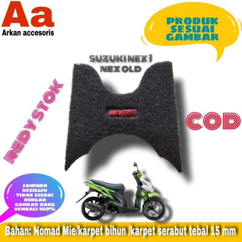 Promo Karpet Motor Suzuki Nex 1 Old/Karpet Dasbor Motor Matic/Karpet ...