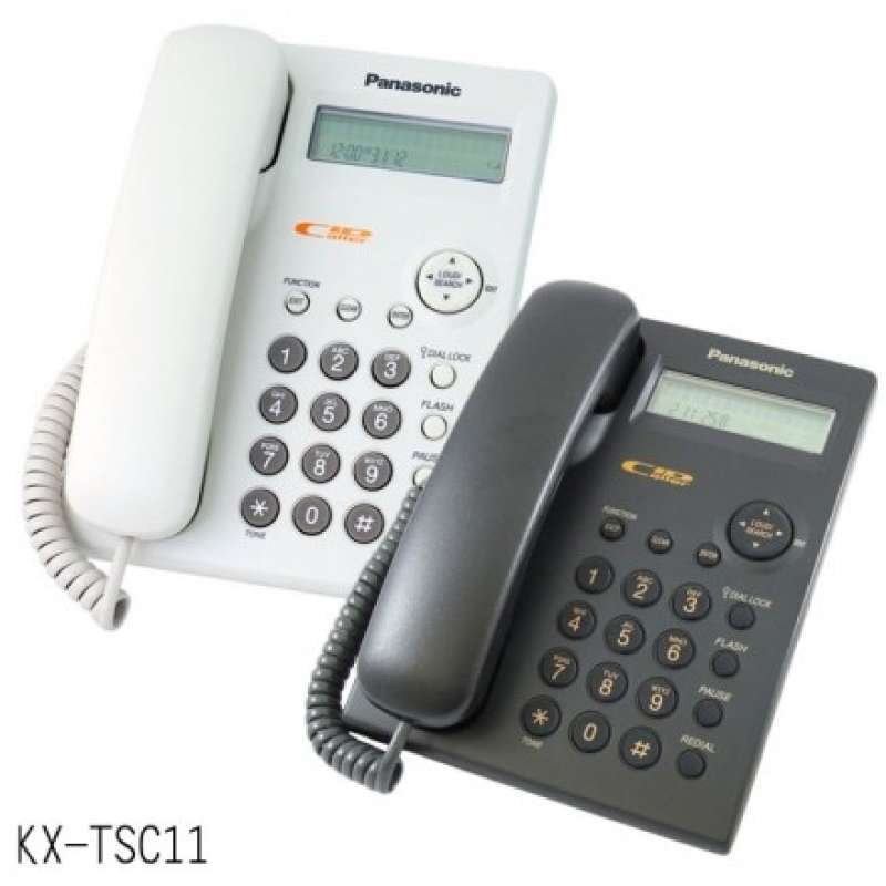 Promo Pesawat Telepon Panasonic /telepon Rumah /telepon Kantor Kx-tsc 11 Mx Diskon 23% Di Seller ...