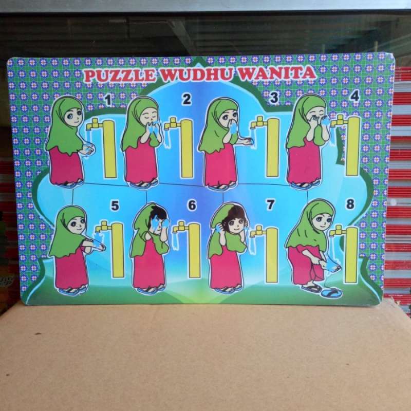 Jual Puzzle / Puzle / Pazel Kayu Mdf Tata Cara Wudhu Di Seller ...