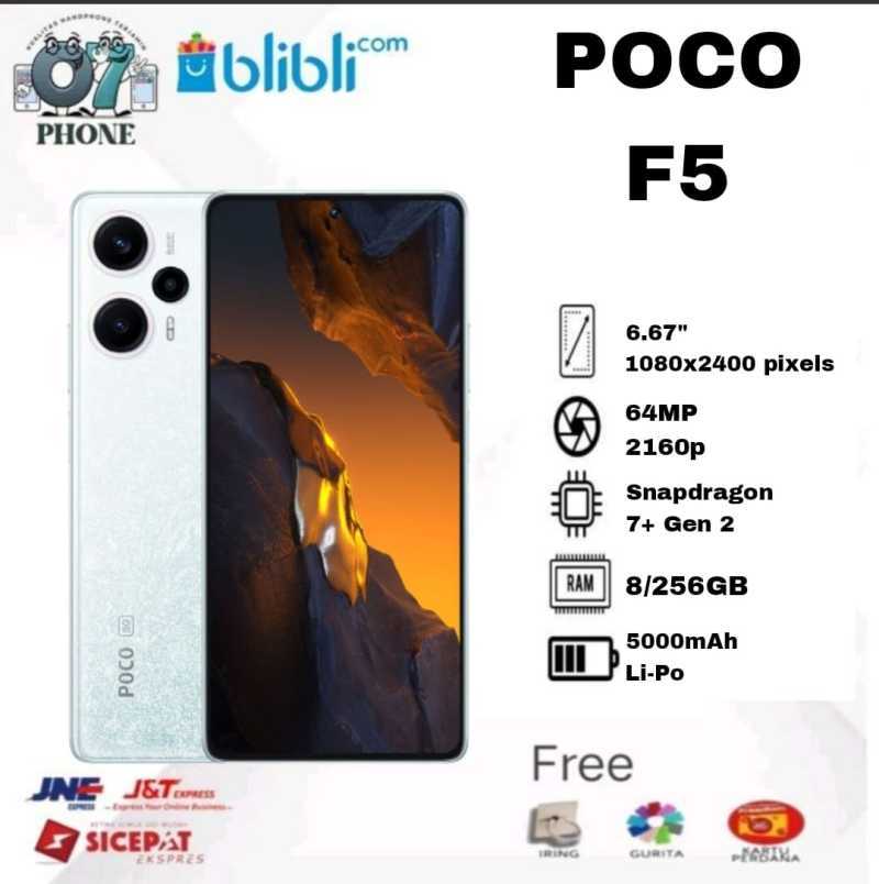 Jual Xiaomi Poco F5 5g Ram 8gb Dan 256gb - Garansi Resmi Indonesia ...