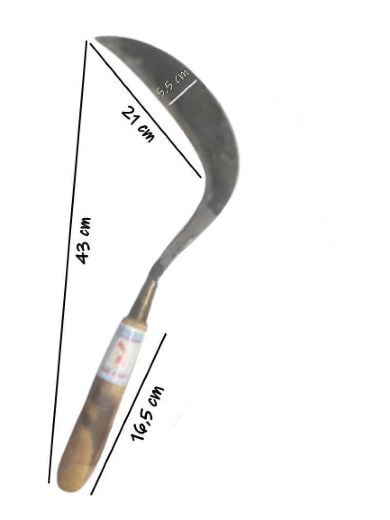 Promo Arit / Sabit Rumput Bahan Baja Besar | Sabit Cap Wayang Diskon 31 ...