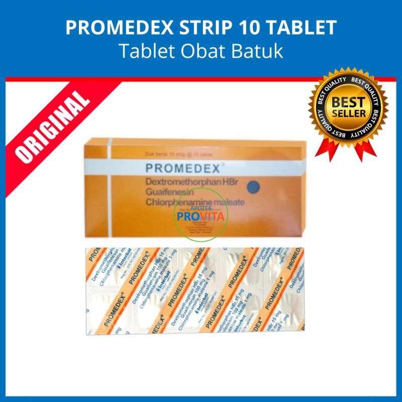 Jual Promedex Strip 10 Tablet - Obat Batuk / Batuk Alergi / Batuk ...