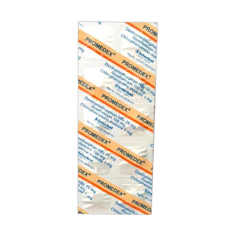 Jual Promedex Strip 10 Tablet - Obat Batuk / Batuk Alergi / Batuk ...