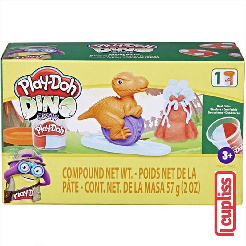 Promo Play Doh Dino Crew Raptor Roller F3602 Hasbro F5289 Playdoh ...
