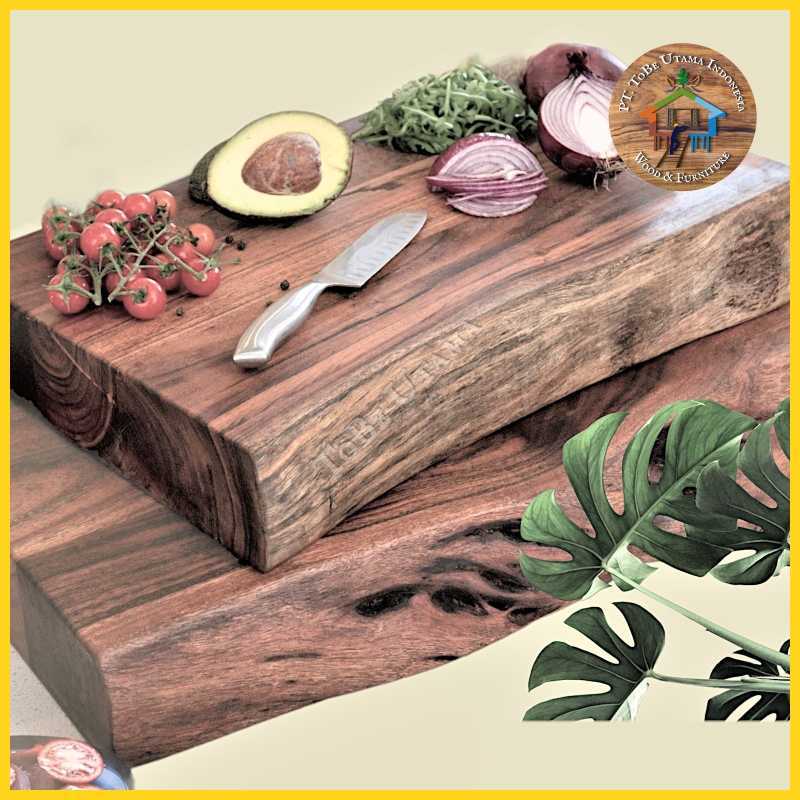 Jual Talenan Kayu Pinggir Natural / Live Edge Cutting Boards Di Seller ...