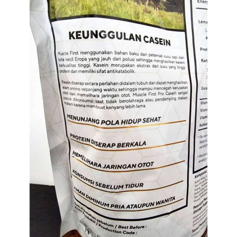 Promo Muscle First Pro Casein M1 900 grams Whey Protein Gold Series 2 ...