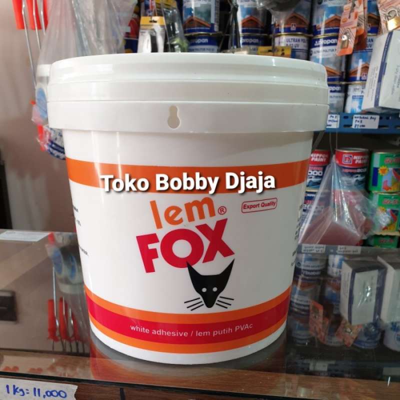 Promo Lem Fox Putih 10Kg Ember Diskon 23% di Seller CV. Kenesi ...