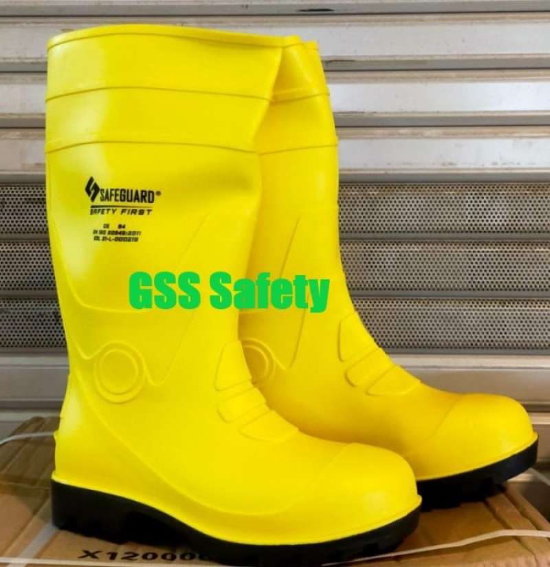 Promo Sepatu Safety Boots Safeguard - Ujung Sepatu Besi Diskon 23% Di ...