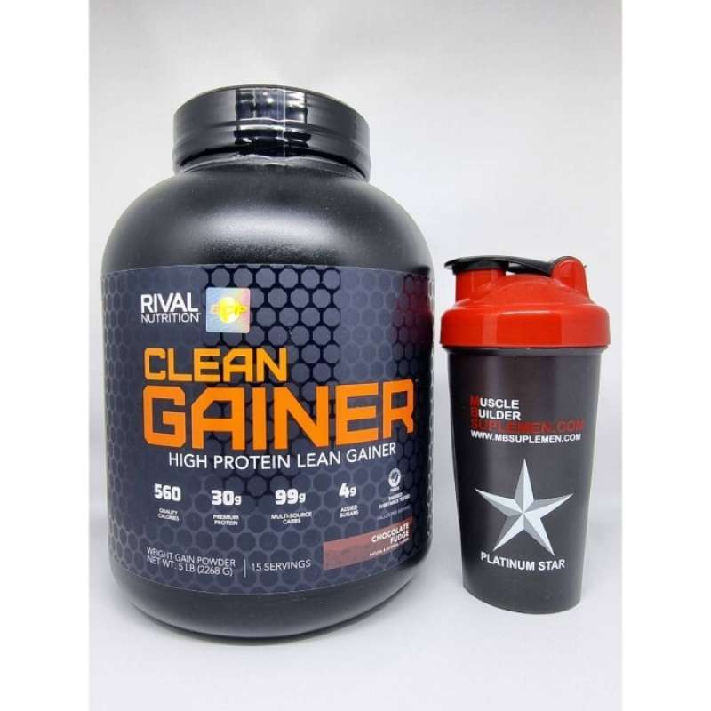Promo Rival Clean Gainer 5 lbs Pro Gainer ON Gold Standard Diskon 23% ...