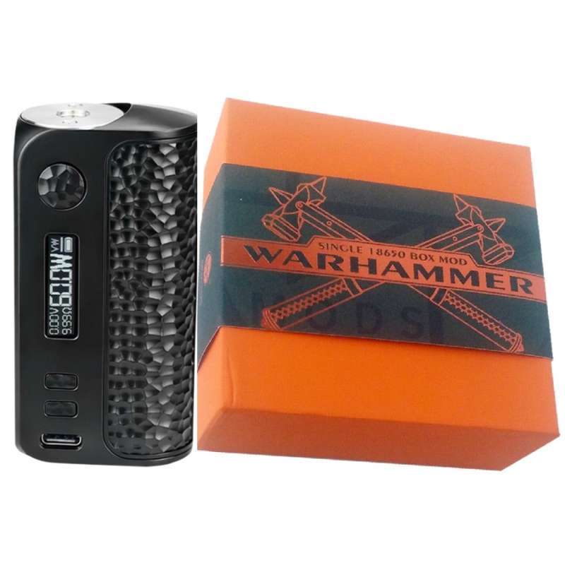 Jual Mod Vape Warhammer Box Mod 18650 60W Black Authentic By BP Mods di ...