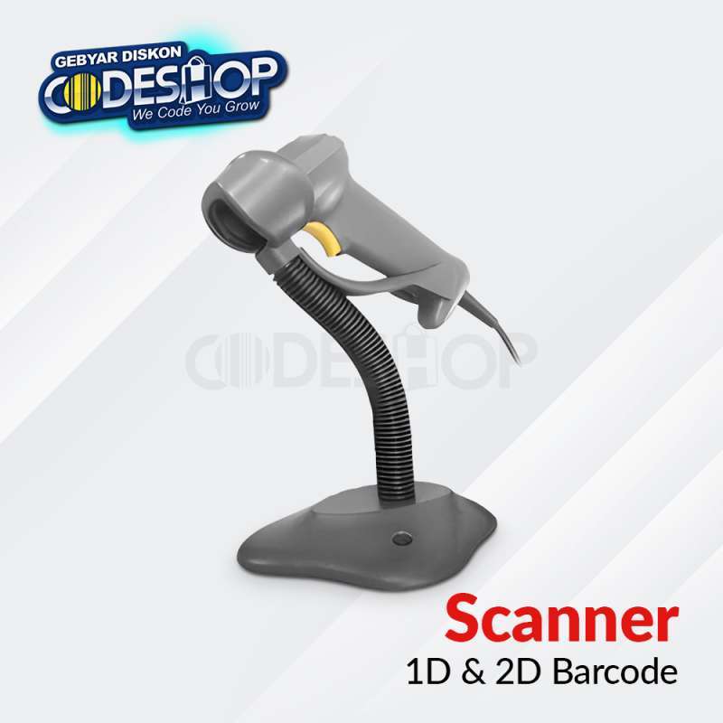 Jual Scalogic CS-6200 AT Scanner Barcode 1D 2D Imager Auto Scan USB Plus Stand by Codeshop di ...
