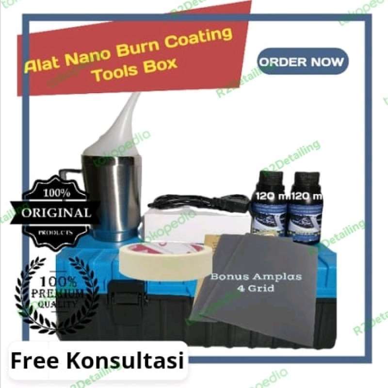 Promo Paket Nano Burn Coating & Liquid 120 ml + 120 ml ( Tool Box ...