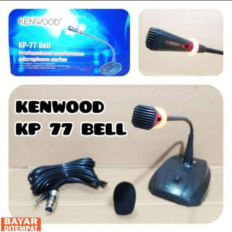 Promo Kenwood Mic Podium kp 77 Suara mantap Conference Bell Diskon 23% di Seller Guaza Store ...