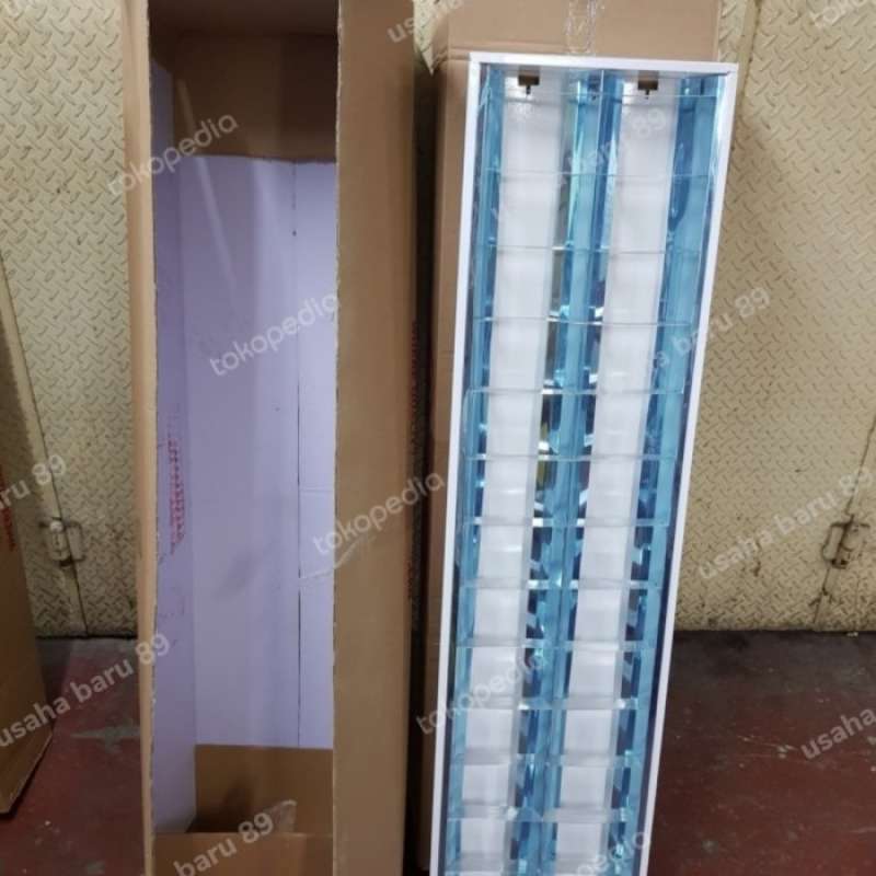 Promo Kap lampu RM 2x36watt Full set led philips 2x16watt philips ...