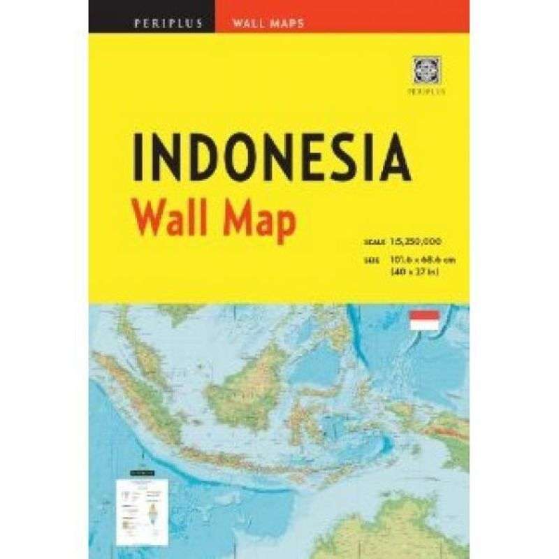 Jual Indonesia Wall Map Third Edition - 9780794607470 di Seller ...