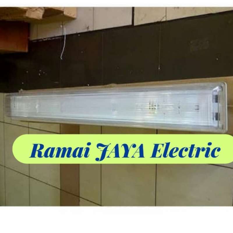 Promo KAP LAMPU WATERPROOF 2X36W LED 2X16WATT SET TL LED 16W PHILIPS 2 ...