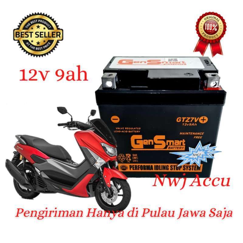 Jual Aki Motor Yamaha NMax Aerox 155 GTZ7V GTZ8V YTZ7V YTX7L GS Aki ...