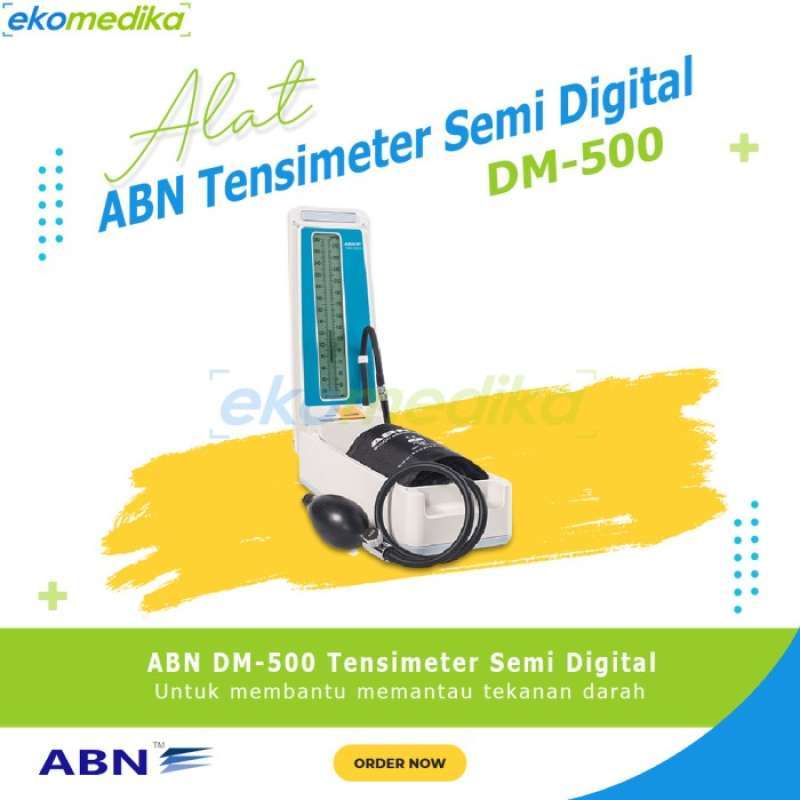 Promo Tensi / Tensimeter Digital Abn Dm-500 Dm500 Semi-digital Abn Dm ...