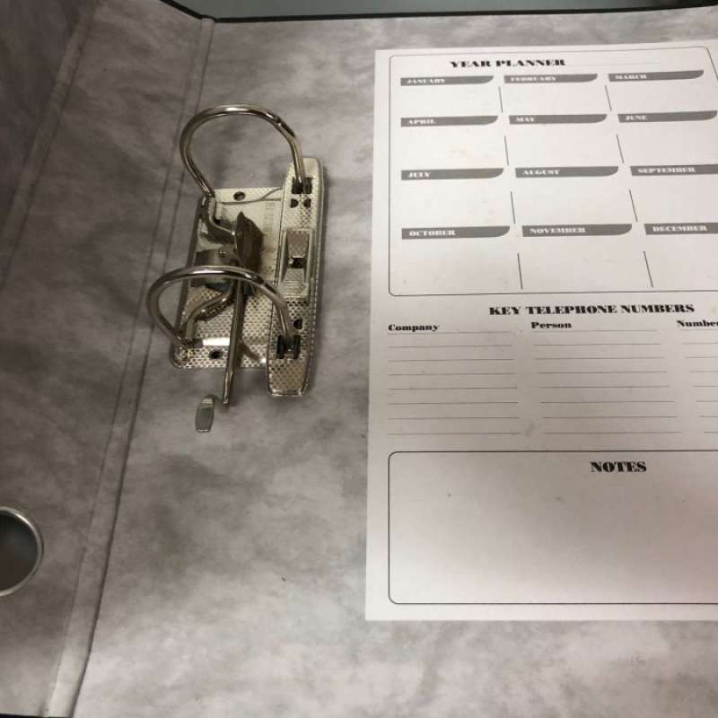 Jual Ordner Bindex Folio 5 Cm 727 Black Ukuran Punggung 5cm F4 Hitam Di ...