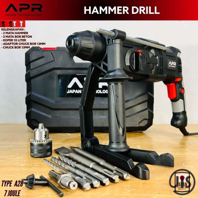 Promo Mesin Bor Ryu Hammer Drill Rotary 3 Fungsi Bor Beton Bor Tembok ...