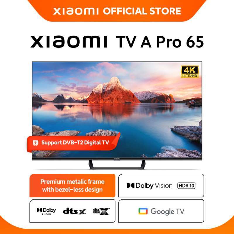 Promo Official Xiaomi Smart Tv A Pro 65 Uhd | 4k Ultra Hd Dolby Audio™ Dts-x Bezell Diskon 16% ...
