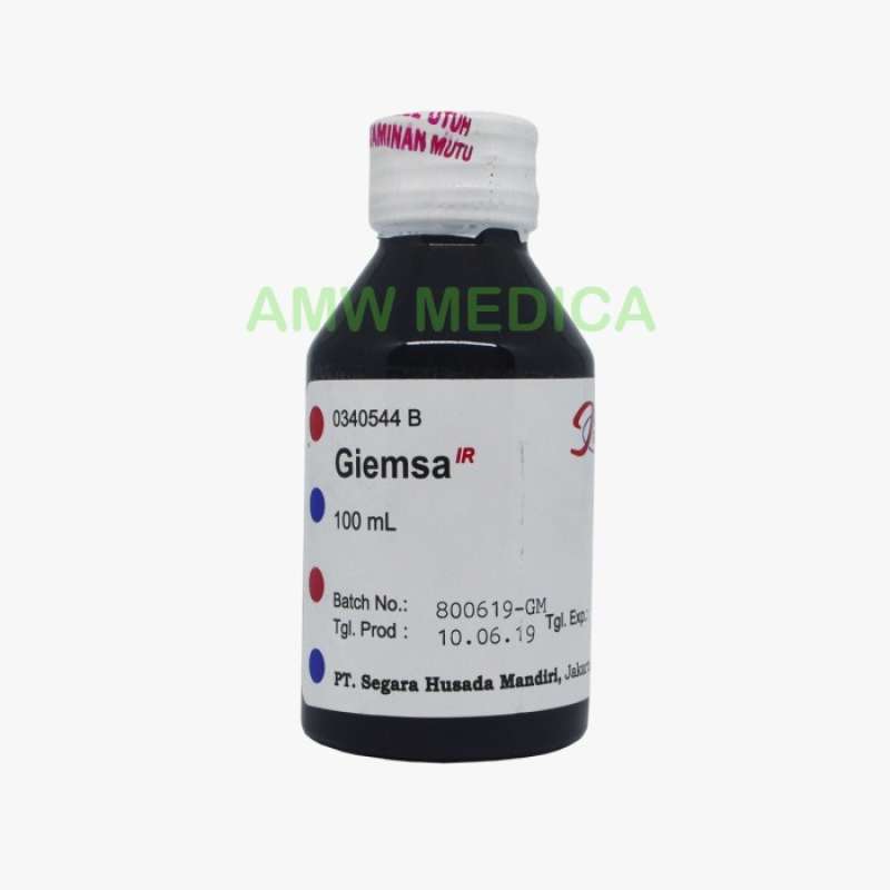 Promo INDO REAGEN Larutan GIEMSA 100 ml | Pewarna GIEMSA Stain 100ml ...