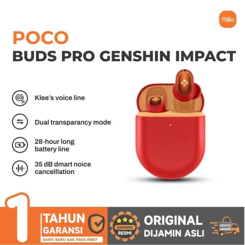 Jual POCO Buds Pro TWS Earbuds Genshin Impact Edition di Seller ...
