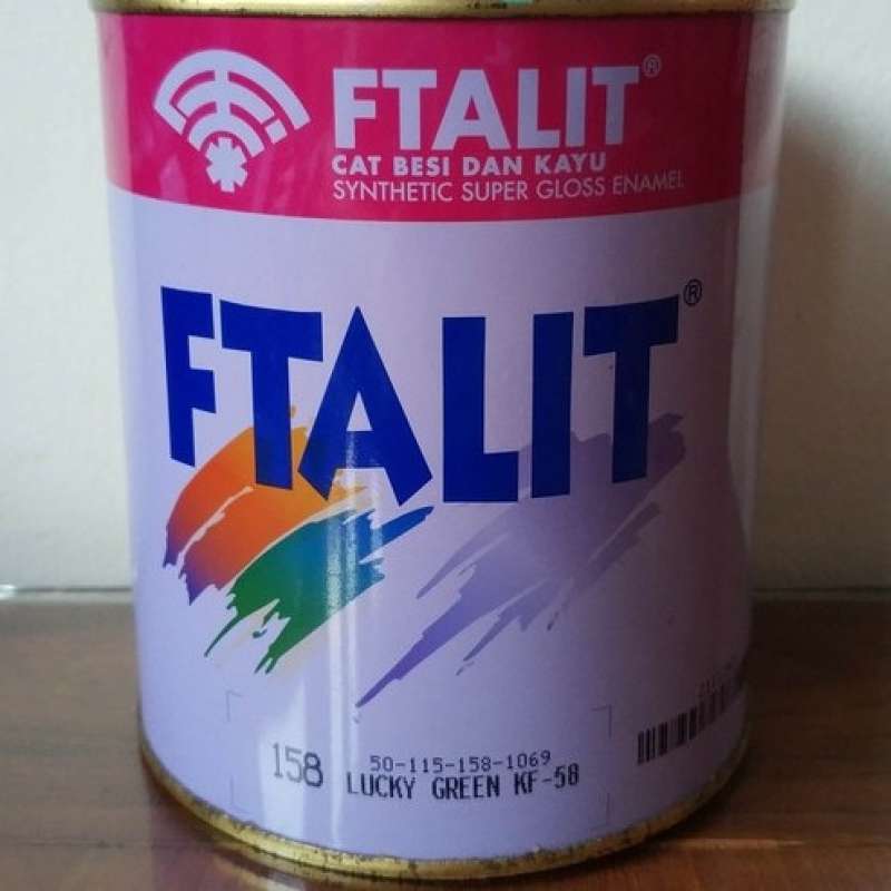 Promo Cat Besi Dan Kayu Ftalit 1kg Lucky Green (158) - Diskon 50% Di ...