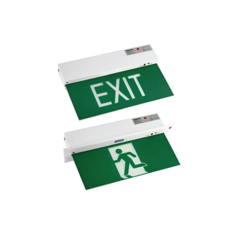 Promo EX LED M Emergency EXIT Sign C/W High Temp Nic d bat for 3 hours ...