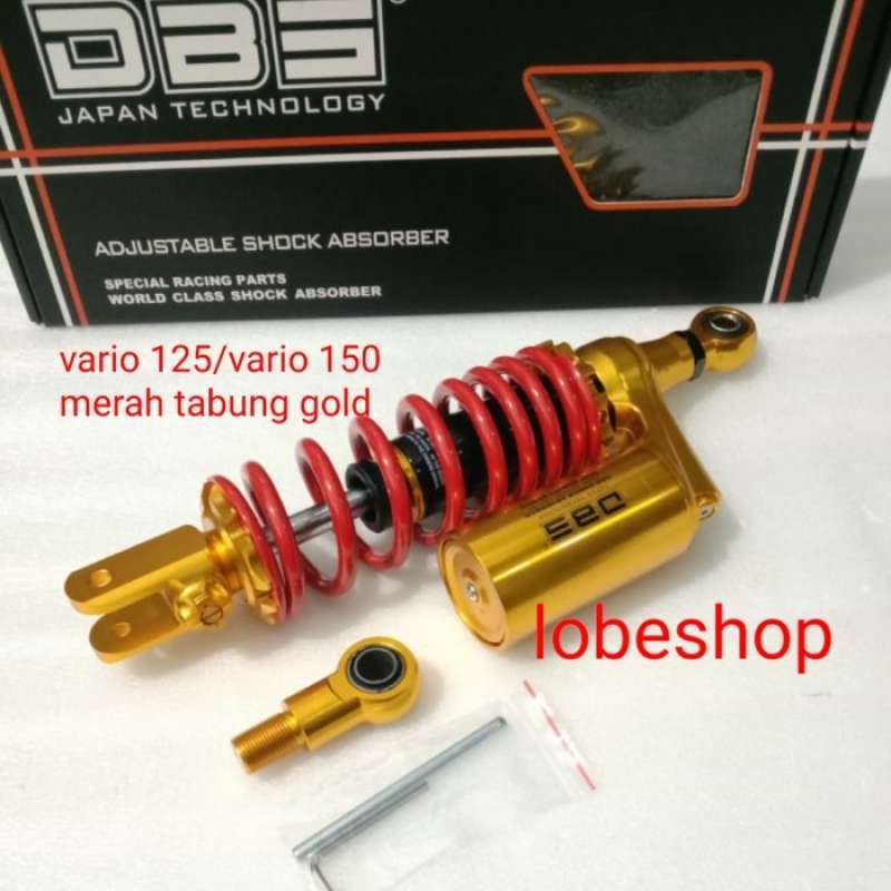 Promo shock DBS vario 125 dan vario 150 merah tabung gold Diskon 23% di Seller Violeta Store ...